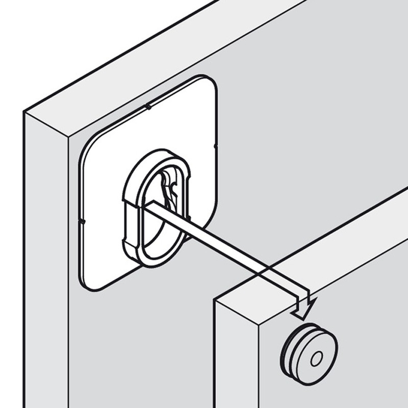 Panel Fixing Button-Fix Type 1 Bonded | DesignFriends