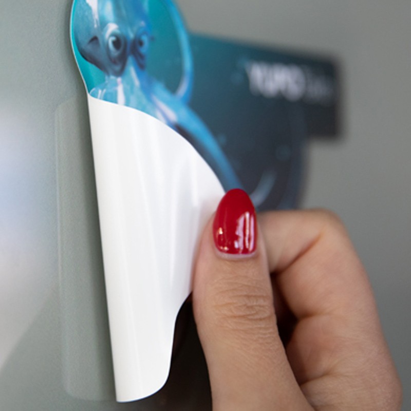 Sticker without adhesive YUPO TAKO®, UV printer | DesignFriends
